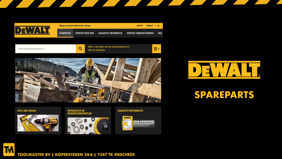 DeWalt Service — Toolmaster
